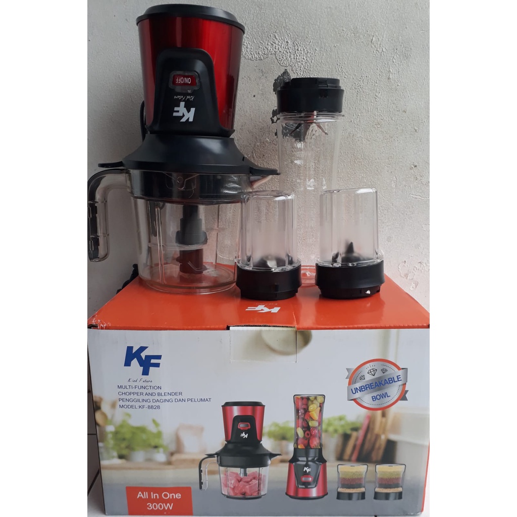 Jual Chopper Food Processor Heavy Duty 1 Liter KF 8828 Blender ...