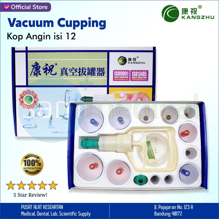 Jual KANGZHU ALAT BEKAM - KOP ANGIN - VACUUM CUPPING ISI 12PCS | Shopee Indonesia