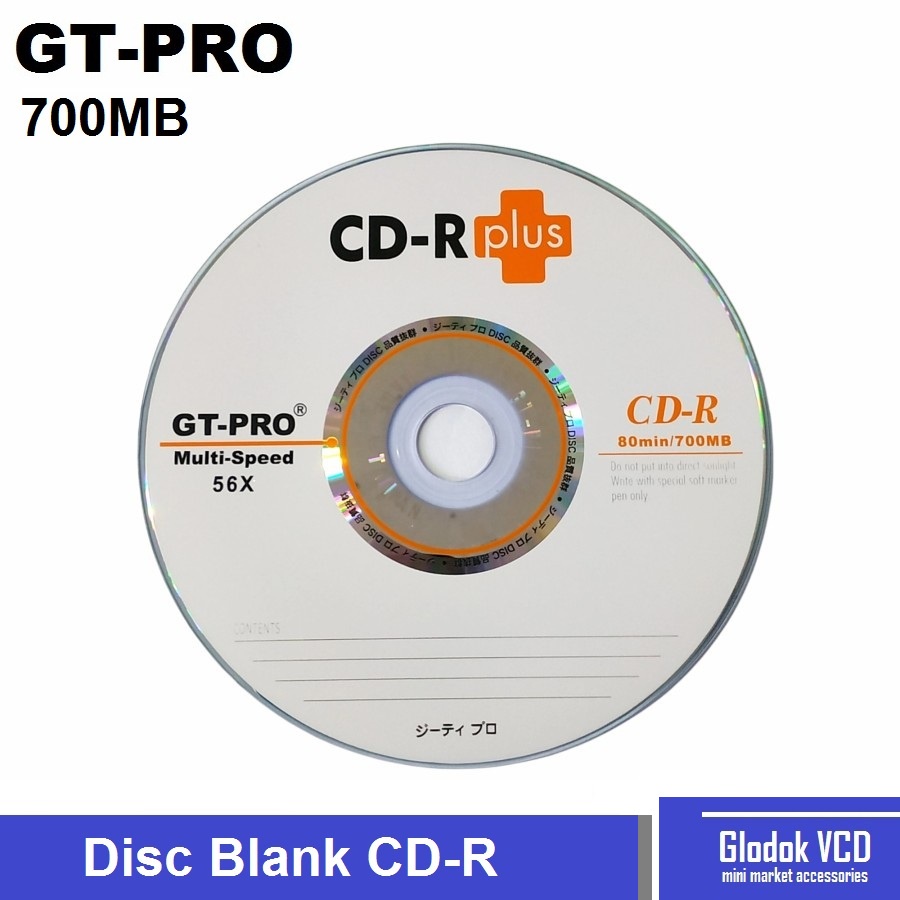 Jual GT-Pro CD-R Plus 56x CD Kosong Disc Blank | Shopee Indonesia