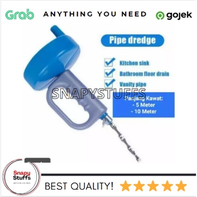Jual Spiral Drain Opener Spring Wire Rod Auger Snake Pipe ORIGINAL SS ...