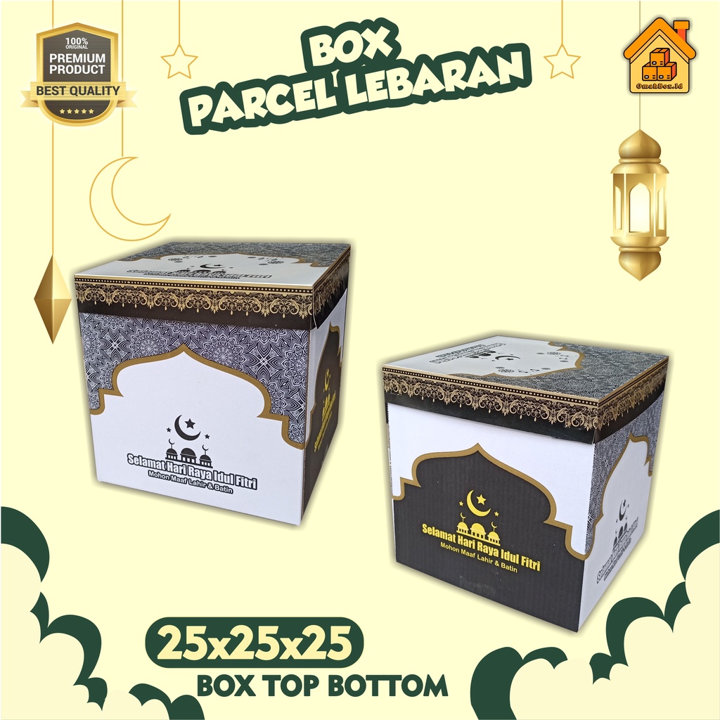 Jual Box Parcel Top Bottom 25x25x25 cm | Box TopBottom | BoxGift | Box ...