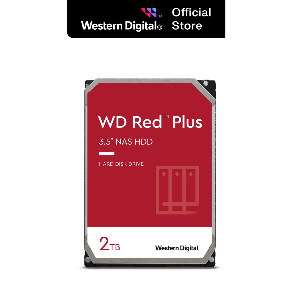 Jual WD Red Plus PC 2TB HDD/ HD/ Hardisk/ Harddisk Internal NAS 3.5 ...