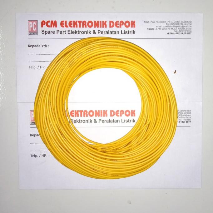 Jual kabel serabut Kuning tebal AWG22 made in JAPAN Cable ton awg per ...