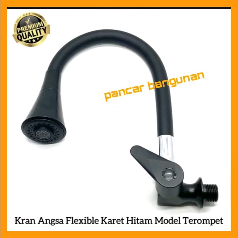 Jual KRAN ANGSA FLEXIBEL HITAM TEROMPET ORACLE - KRAN ANGSA FLEXIBEL ...