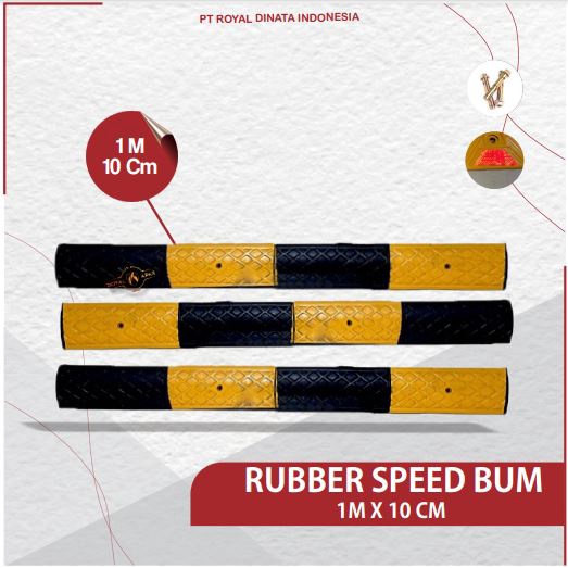 Jual Rubber Speed Bump Kecil / Polisi Tidur Karet 1 Meter | Shopee ...
