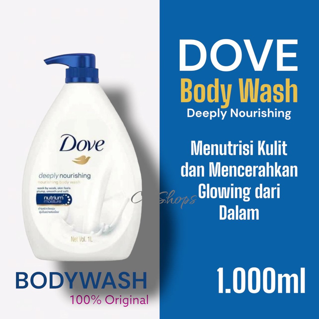 Jual Dove Sabun Mandi Cair Body Wash Deeply Nourishing Kulit Lembut ...