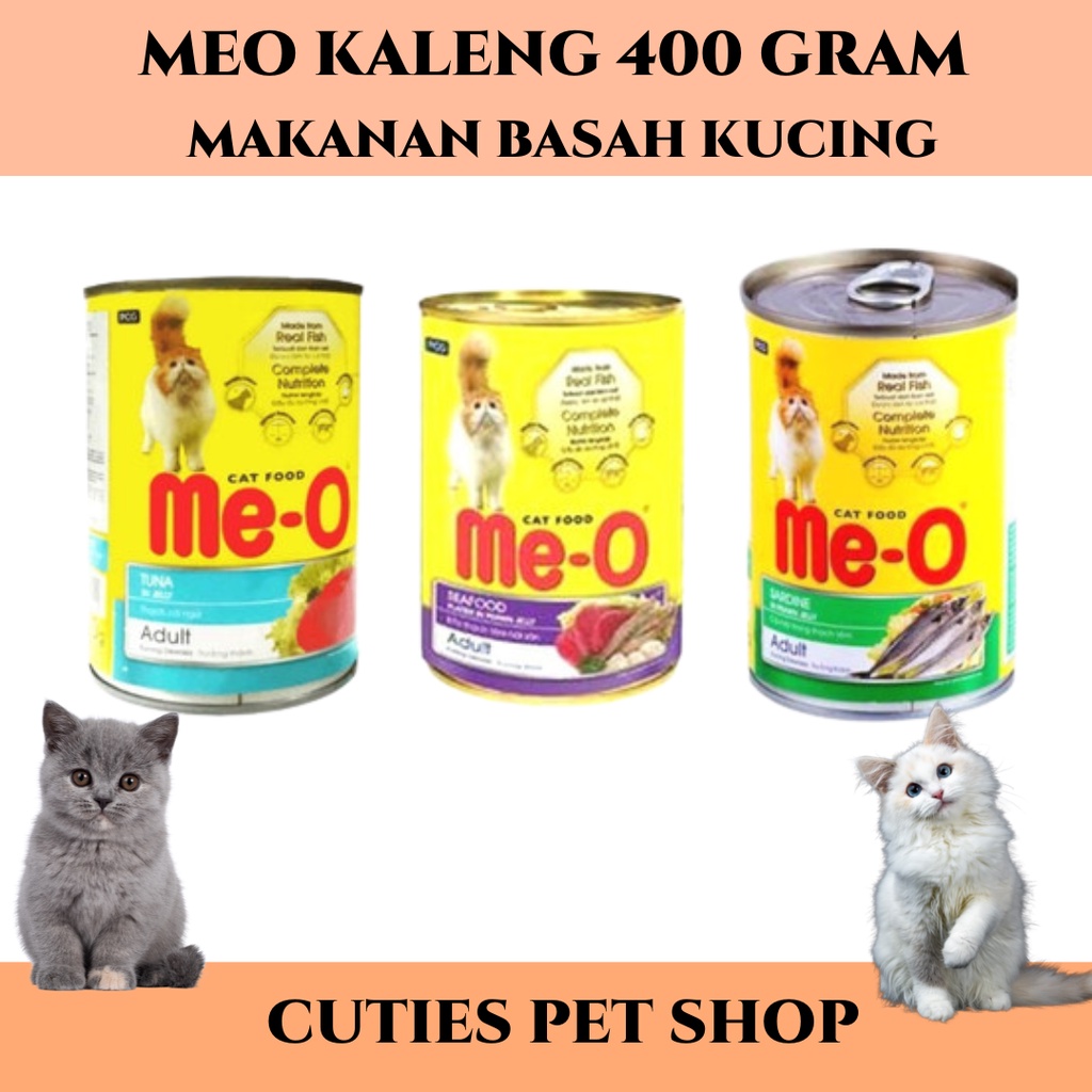 Jual MEO / ME-O MAKANAN BASAH KALENG KUCING 400 GRAM / WET FOOD FOR CAT ...