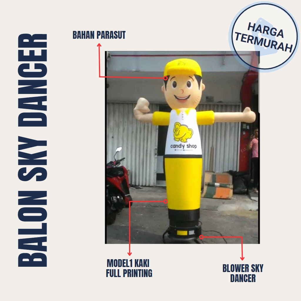 Jual Balon Dancer / Balon Sky Dancer / Balon Dancing | Shopee Indonesia