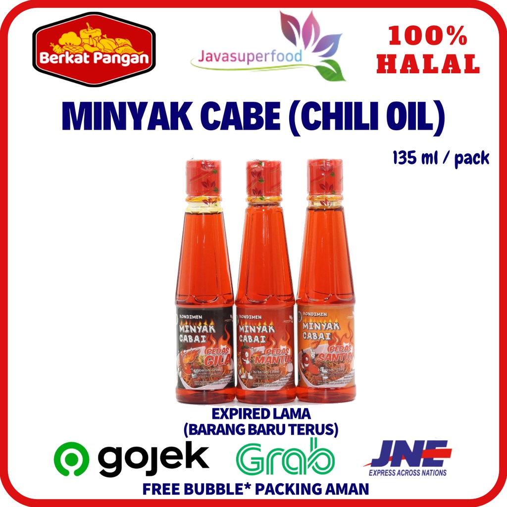 Jual Kondimen Minyak Cabai SPICY / Minyak Cabe PEDAS / CHILI OIL 135 ML ...