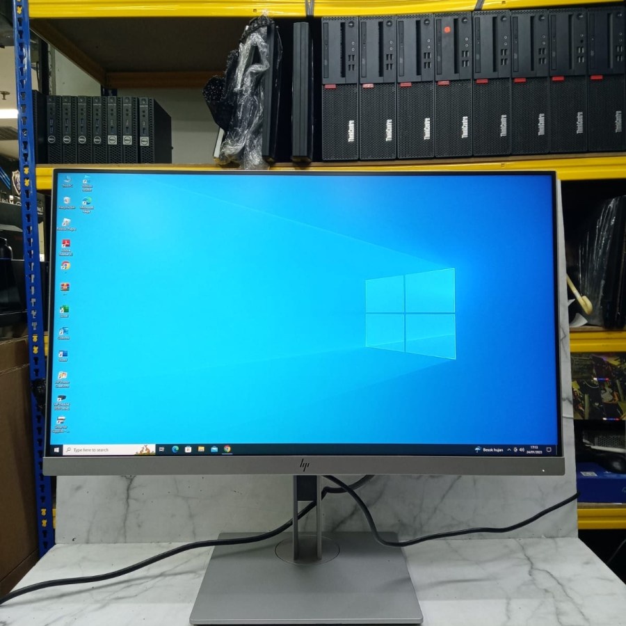 Jual MONITOR HP LED 23 INCH WIDE FREMLIS KAKI NAIK TURUN VERTIKAL PORT ...