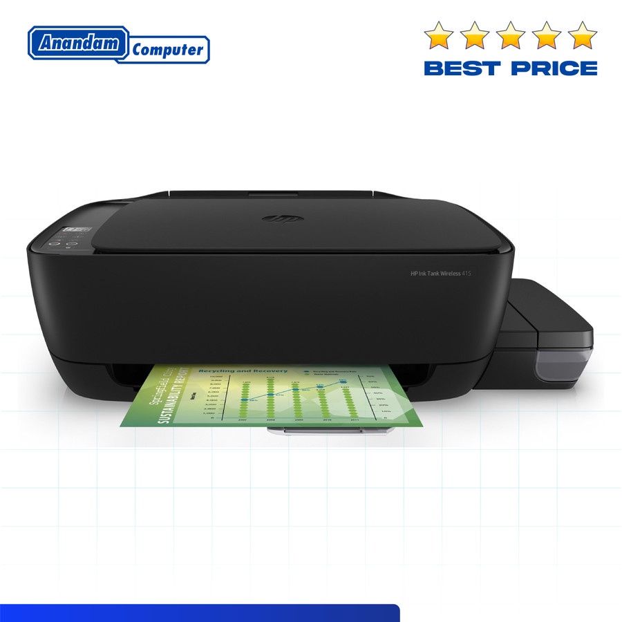 Jual HP 415 All-in-One Ink Tank Wireless Color Printer | Shopee Indonesia