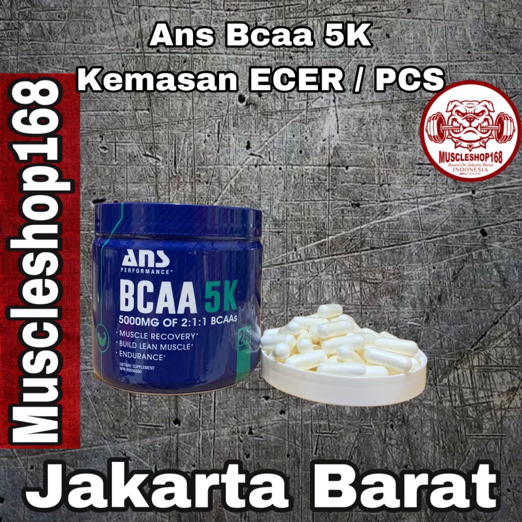 Jual ANS BCAA Capsul 5gram BCAA ratio 2:1:1 Eceran / Pcs / Caps ...