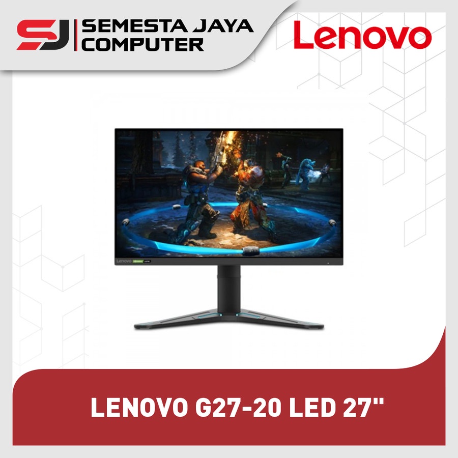 Jual Monitor LENOVO LED 27" G27-20 FHD 144Hz 1ms FreeSync | Shopee ...