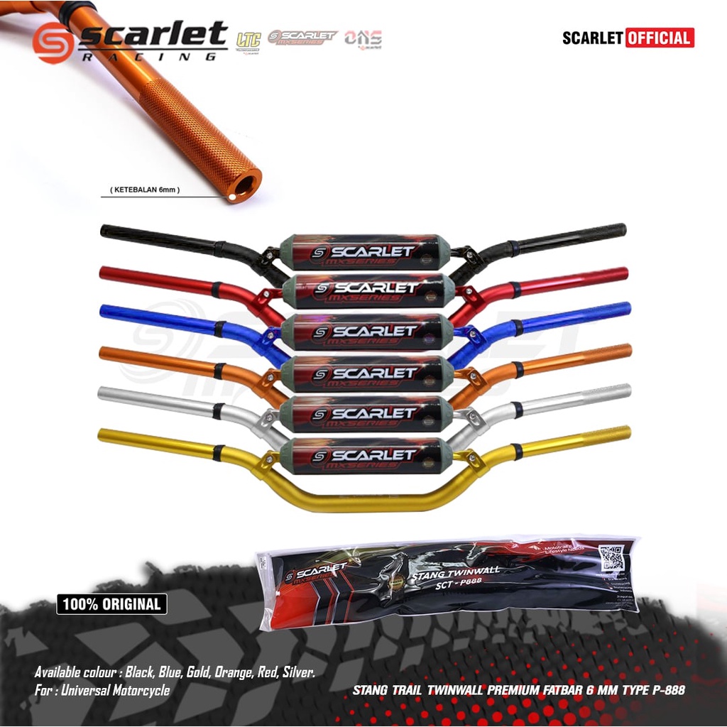 Jual Scarlet Racing - Stang Trail Twinwall Premium Fatbar 6 mm Type P ...