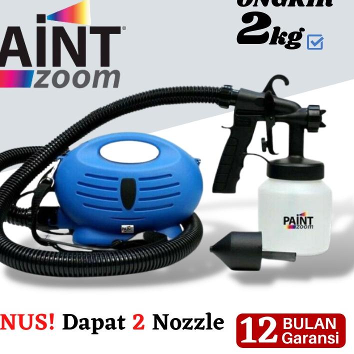 Jual ☏ Kompresor Cat Mini Listrik Paint Zoom Spray Gun Alat Cat Semprot ...