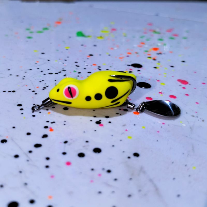 Jual SOFT FROG 3,4CM umpang casting/ umpan mancing gabus/ umpan kocolan ...