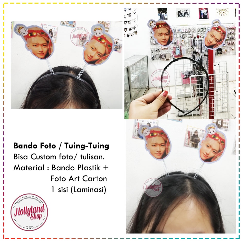 Jual Bando Foto Tuing Tuing Konser ( Khusus CUSTOM ) | Shopee Indonesia