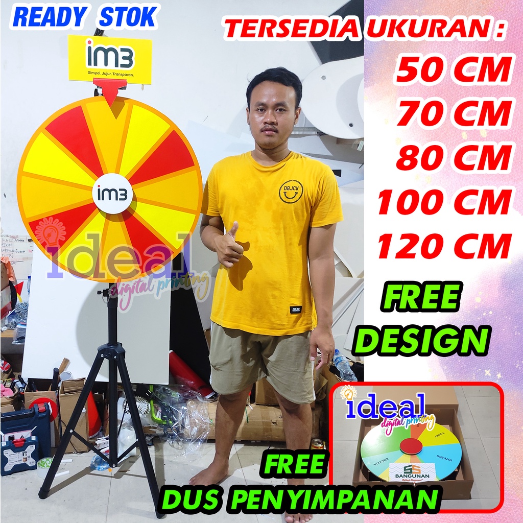 Jual Roda undian / roda keberuntungan / wheel of fortune / putar ...