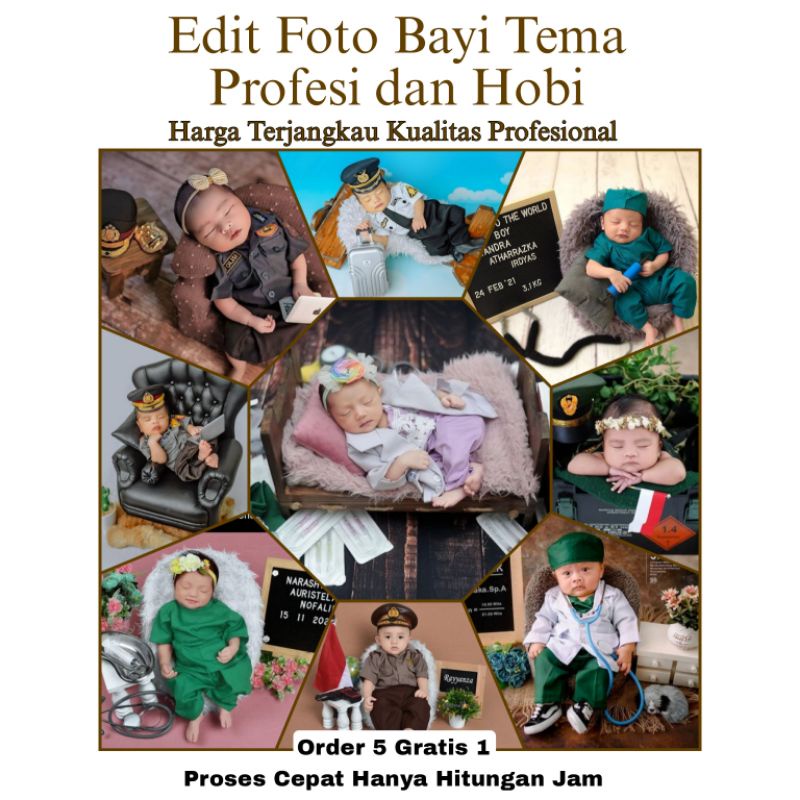Jual JASA EDIT FOTO TEMA PROFESI DAN HOBI II SOFT FILE | Shopee Indonesia
