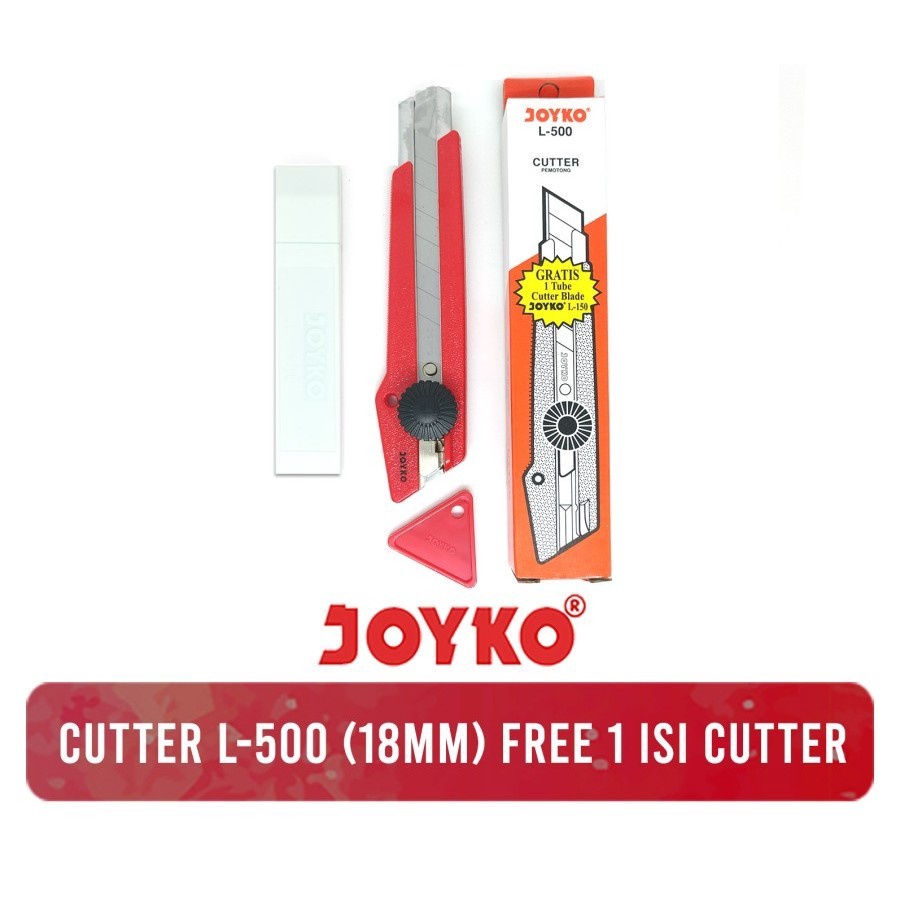 Jual Cutter Besar JOYKO L-500 GRATIS 1 tube Refill | Shopee Indonesia