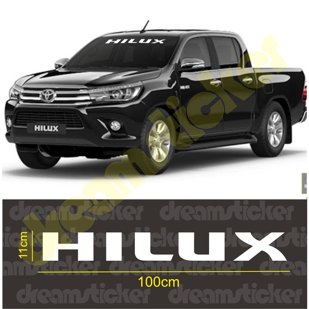 Jual Sticker Stiker Toyota Hilux Windshield | Shopee Indonesia