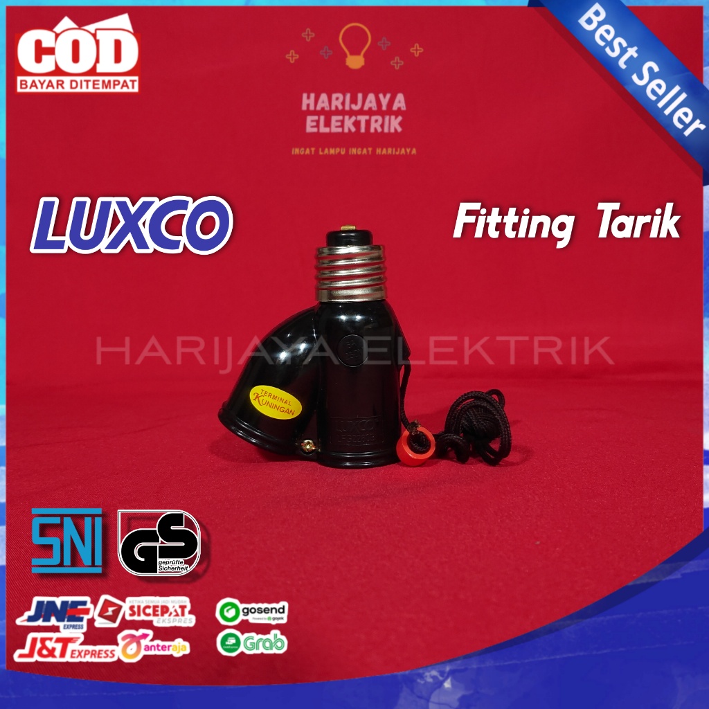Jual LUXCO FITTING TARIK 2 LAMPU LFG-2280 SAKLAR TARIK DUA CABANG DOUBLE | Shopee Indonesia