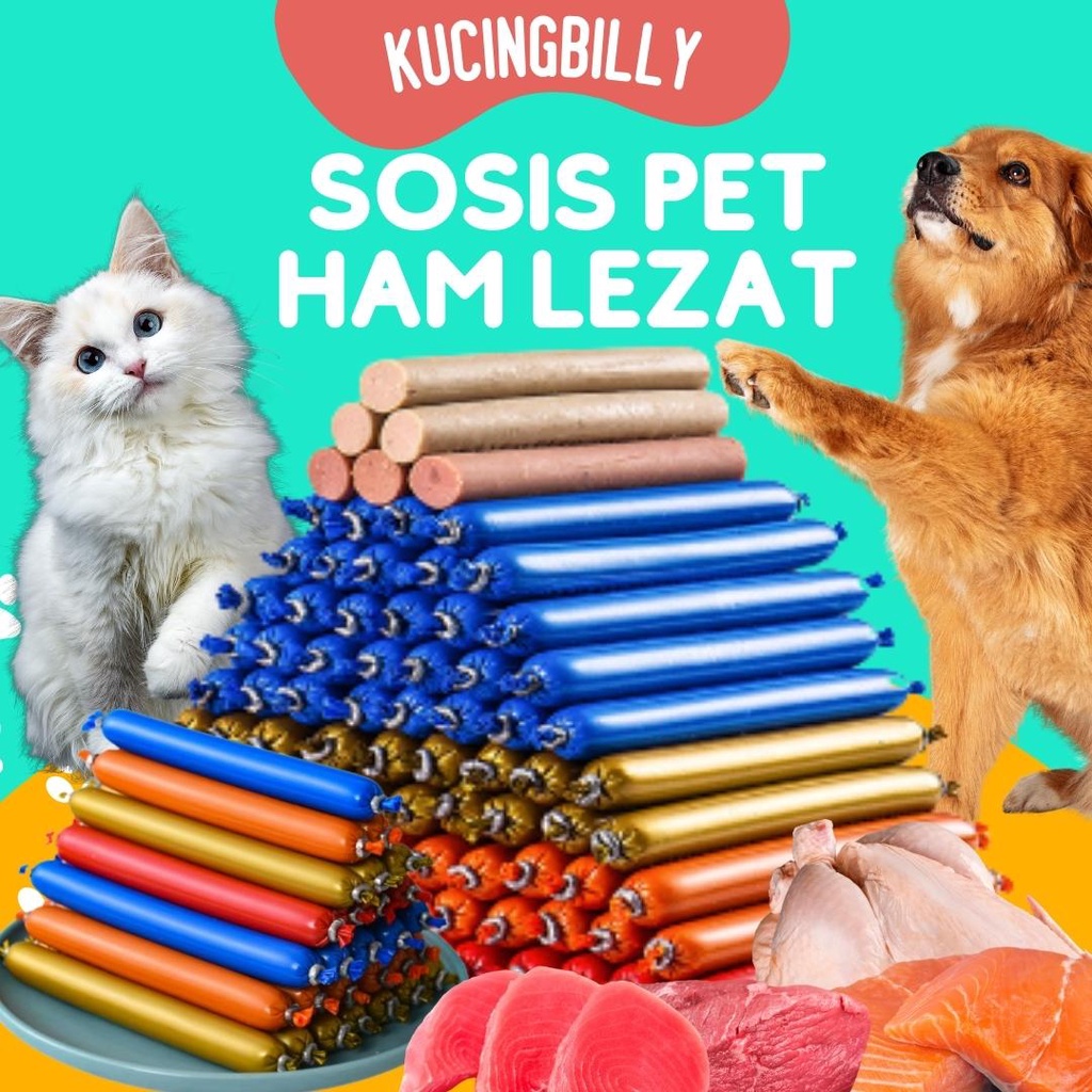 Jual Sosis pet ham kucing anjing snack hewan | Shopee Indonesia