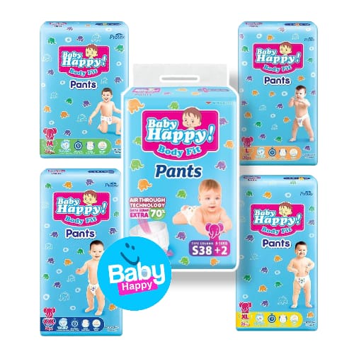 Jual BABY HAPPY PANTS [L30 / M34 / XL26 / XXL24] | Shopee Indonesia