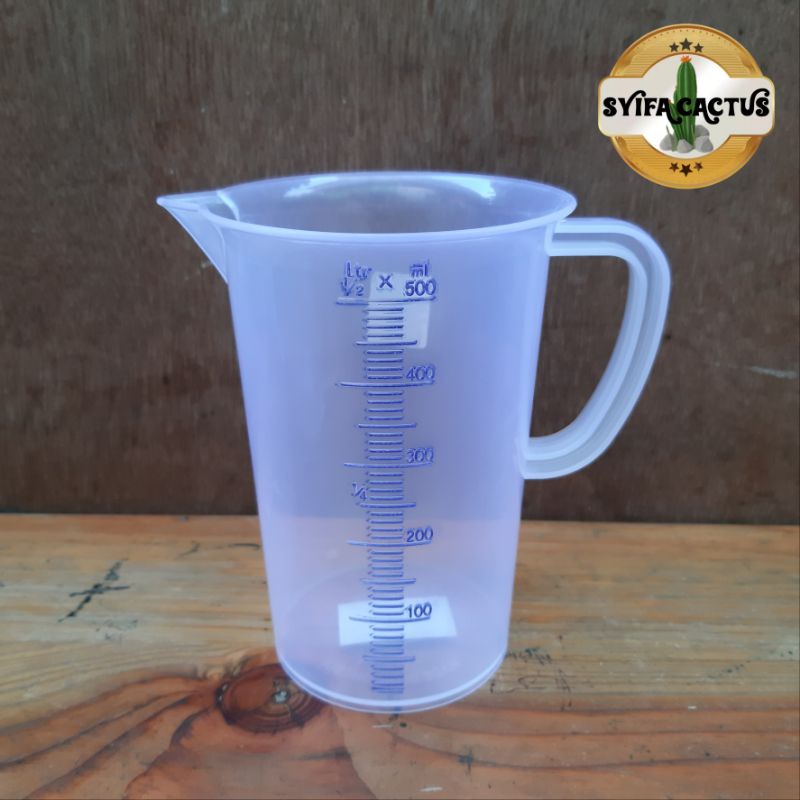 Jual GELAS UKUR TAKAR AIR GENJI 1000 ML / 1 LITER GREEN LEAF TRANSPARAN ...