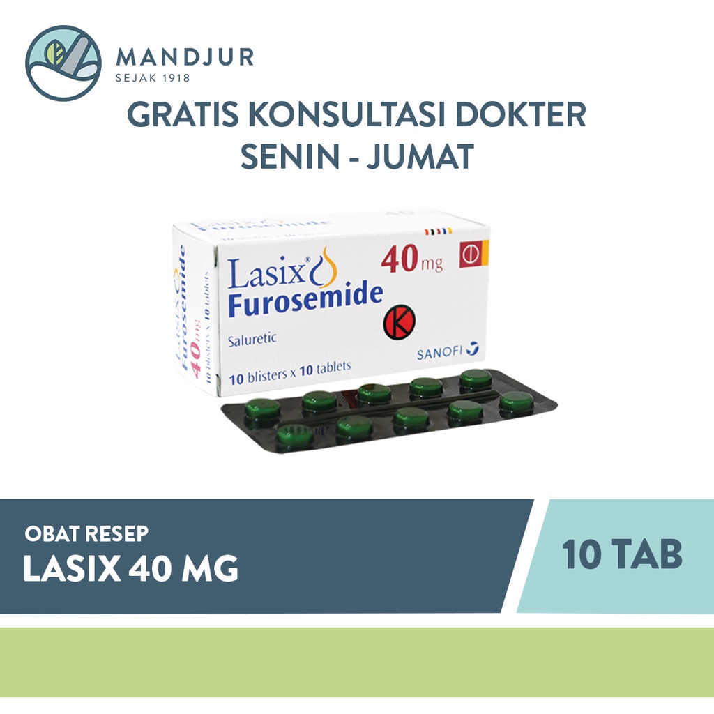 Jual Lasix 40 Mg 10 Tablet | Shopee Indonesia