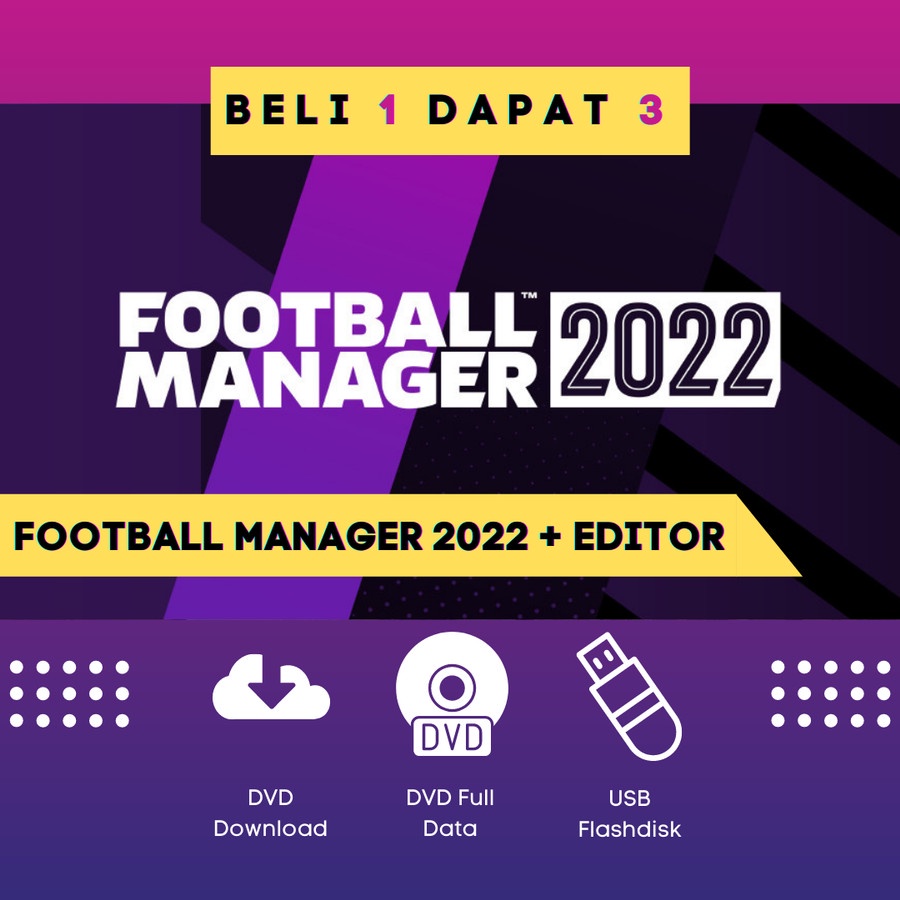 Jual Football Manager 2022 | FM 22 | Game PC Original | Complete ...