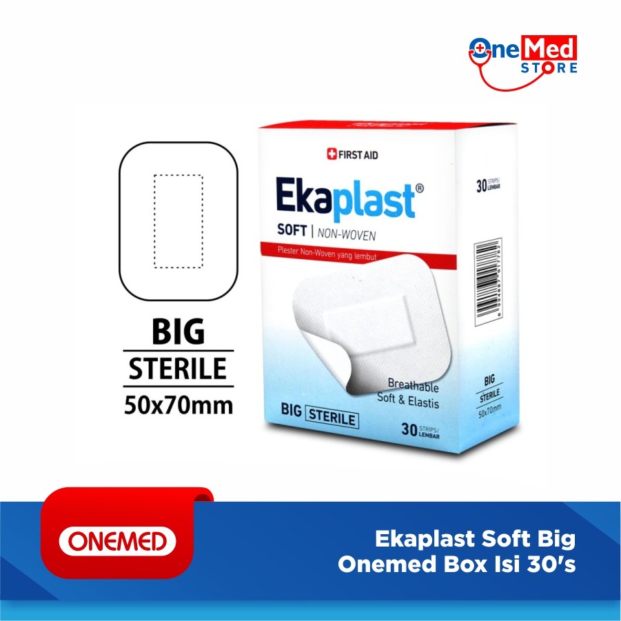 Jual Plaster Plester Luka Ekaplast Soft Big Onemed Box Isi 30's ...