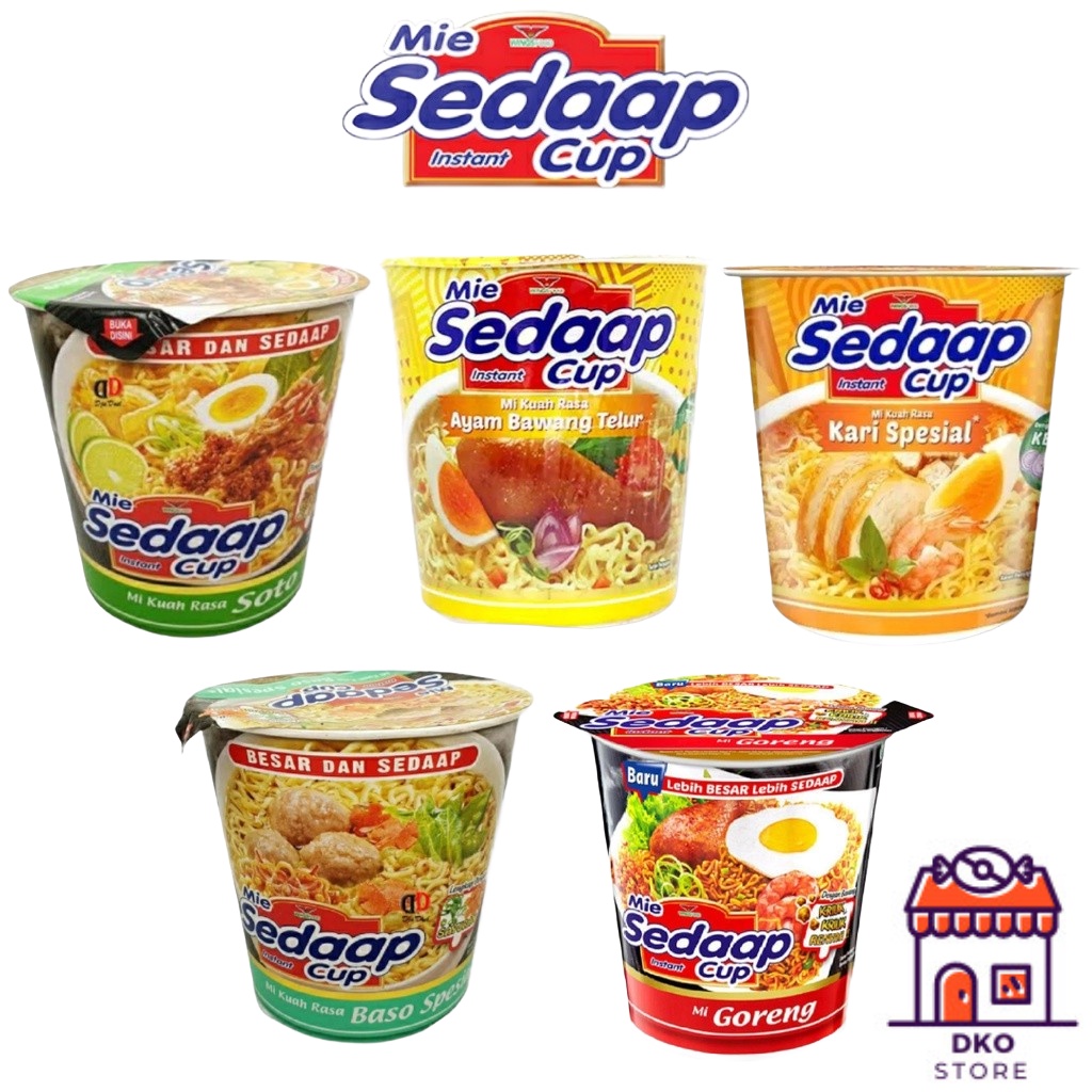 Jual MIE SEDAAP Instant Cup - 81 gram - All Varian Rasa Mi Instan ...