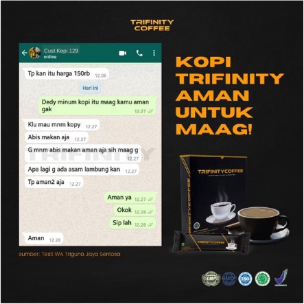 Jual Kopi Trifinity Original Kopi Kuat Isi 10 Saset | Shopee Indonesia