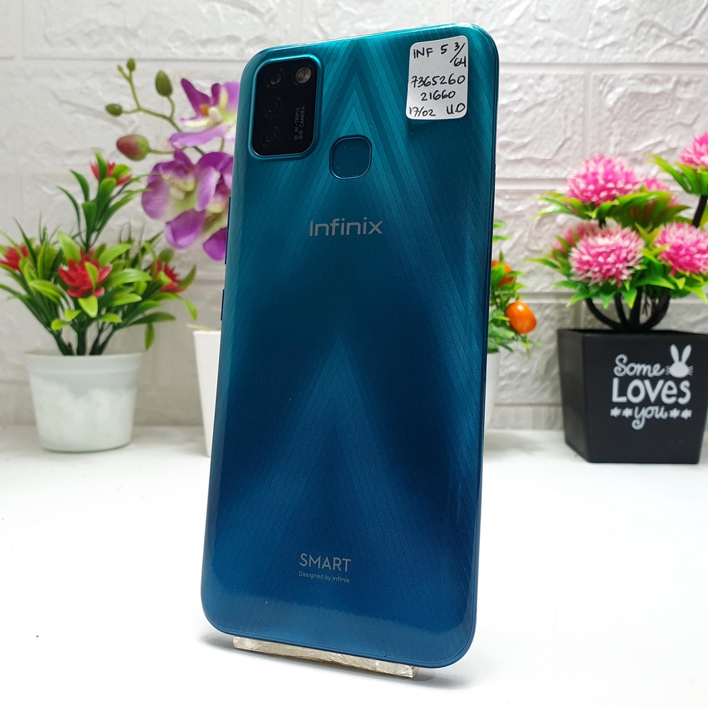 Jual Infinix Smart 5 3/64GB ( X657B ) Bekas Second Eks Grs Resmi ...