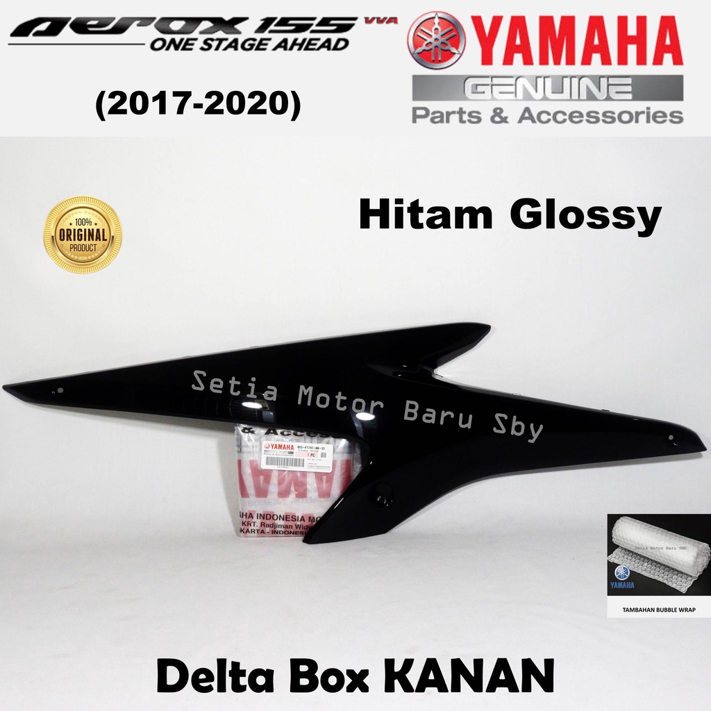 Jual Lantai Samping Delta Box Cover Side Aerox 155 Hitam Kanan Asli ...