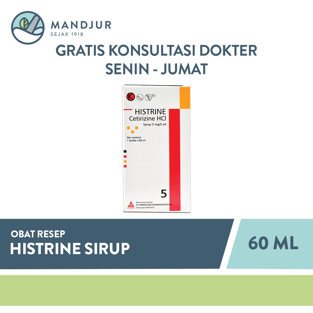 Jual Histrine Sirup 60ml | Shopee Indonesia