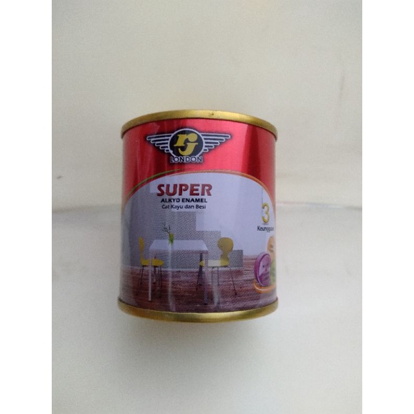 Jual cat besi dan kayu rj london kaleng kecil 100cc | Shopee Indonesia