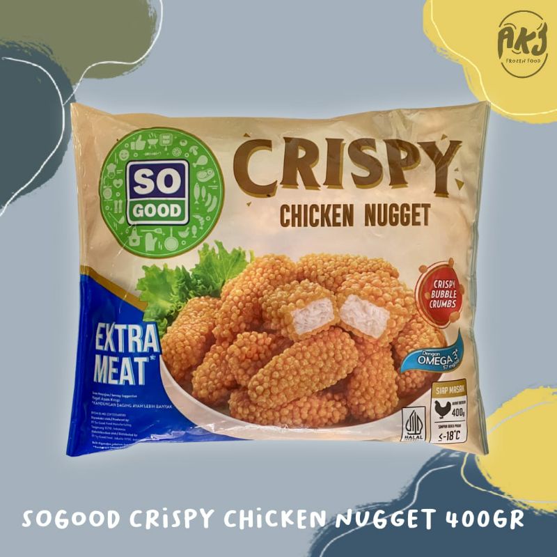 Jual So Good Crispy Chicken Nugget 400gr | Shopee Indonesia