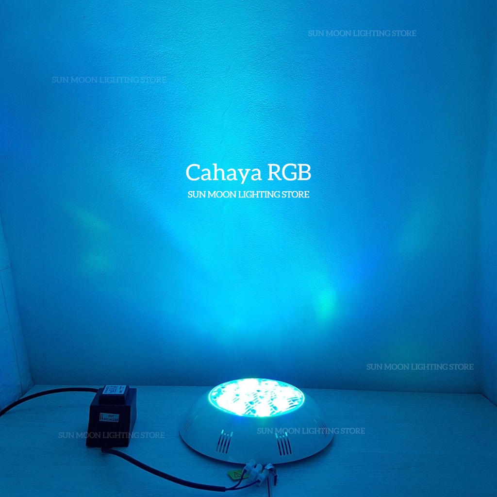 Jual Lampu kolam led RGB 12w 23cm 12V swimming pool light Hanmac ...