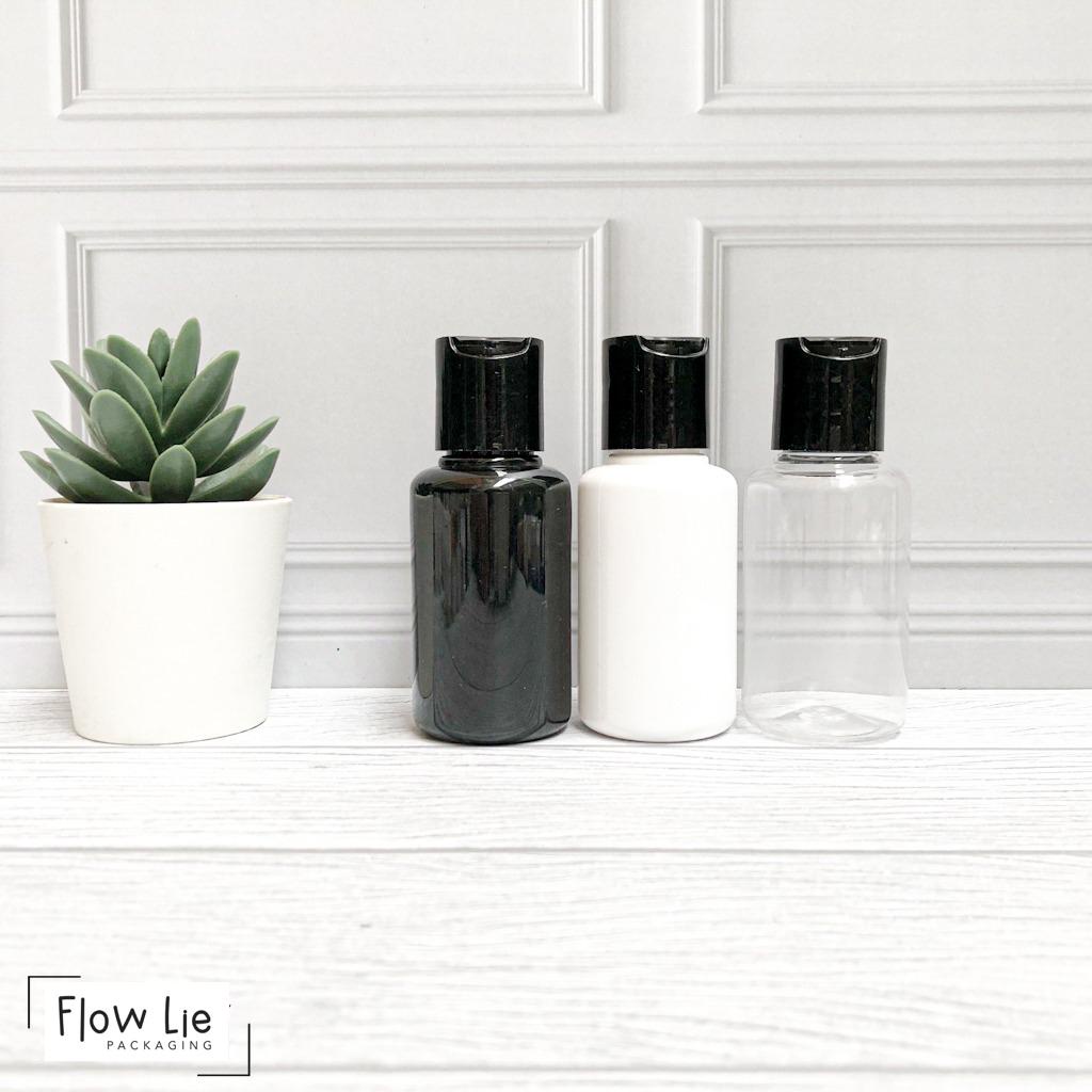 Jual Botol Presstop Hitam 70ml Tubular Plastik PET Lotion Handsoap Hand ...