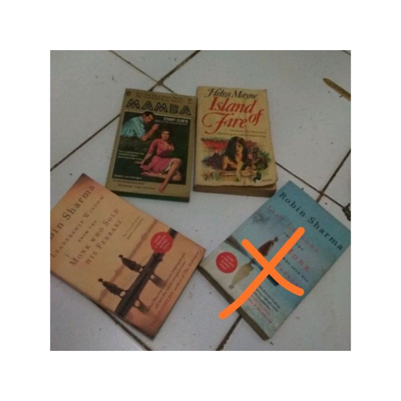 Jual NOVEL CABUTAN WISDOM dan ISLAND OF FIRE BY HELGA MAYNE dan STUART ...