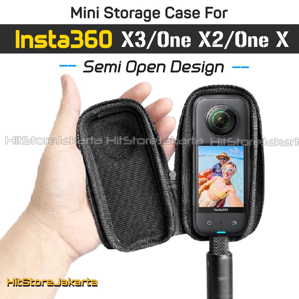 Jual Mini Portable Case For Insta360 X3 Semi Open Bag Tas Insta360 ONE ...