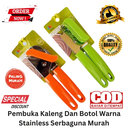 Jual [BISA COD] PROMO Pembuka Kaleng Dan Botol Warna Stainless ...