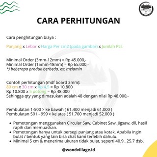 Jual MDF 6MM 6 MM / MDF / MDF BOARD / MDF COKLAT / MDF CUSTOM 6MM 6 MM ...