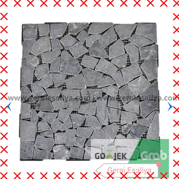 Jual Glue Kris Stone Deck/Tile Deck/Taman Tile Outdoor 30X30Cm Batu ...
