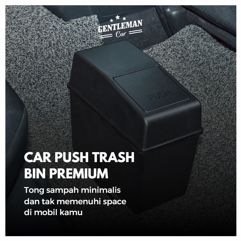 Jual Tempat Tong Sampah Mobil Model Klip Karpet Car Push Trash Bin ...