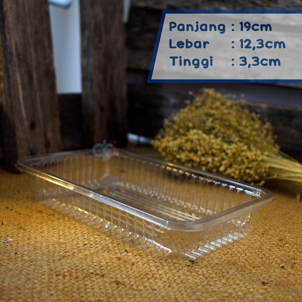 Jual Mika Tray TR 3-SM Natural/ tray nampan plastik/ mika kue | Shopee ...
