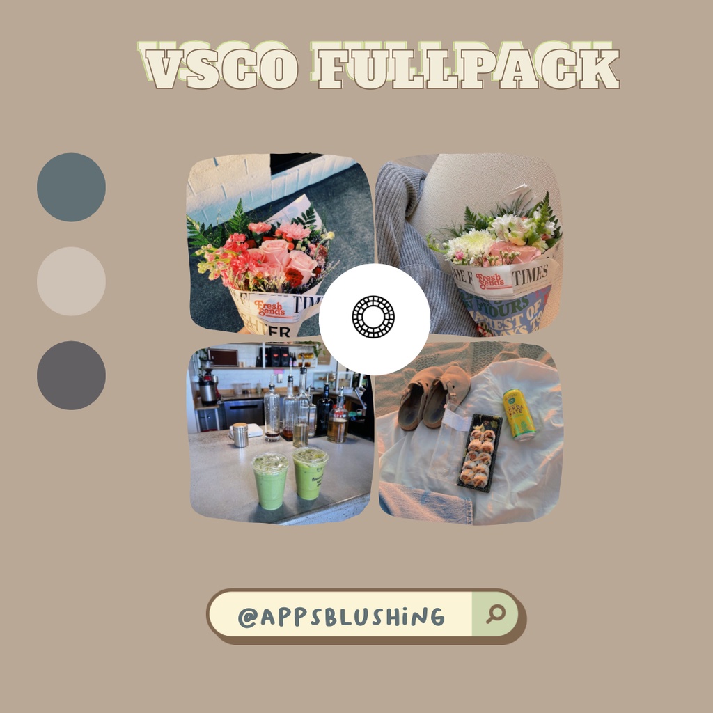 Jual VSCO FULL PACK X edit foto dan video filter | Shopee Indonesia