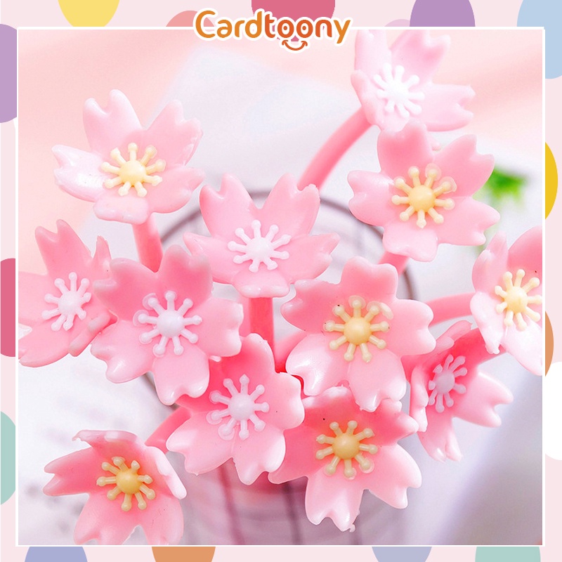 Jual Gel Pen Motif Bunga Pink Pulpen Gel Ballpoint Bulpen Bolpoin ...